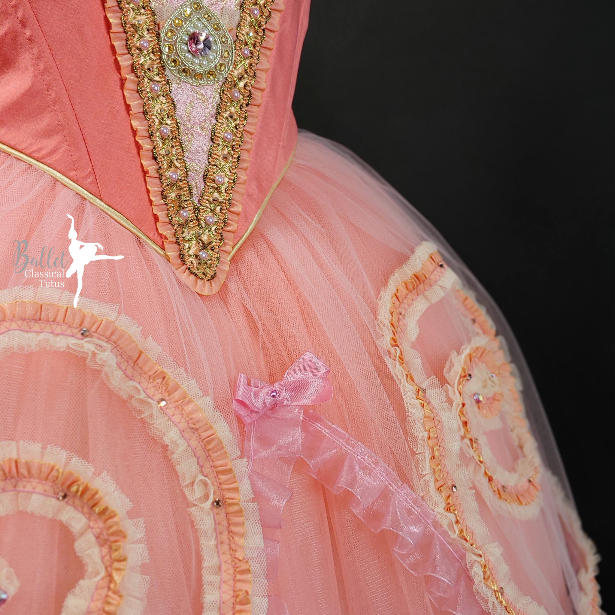 Fairy Doll Bell Tutu in Apricot – Classical Tutus